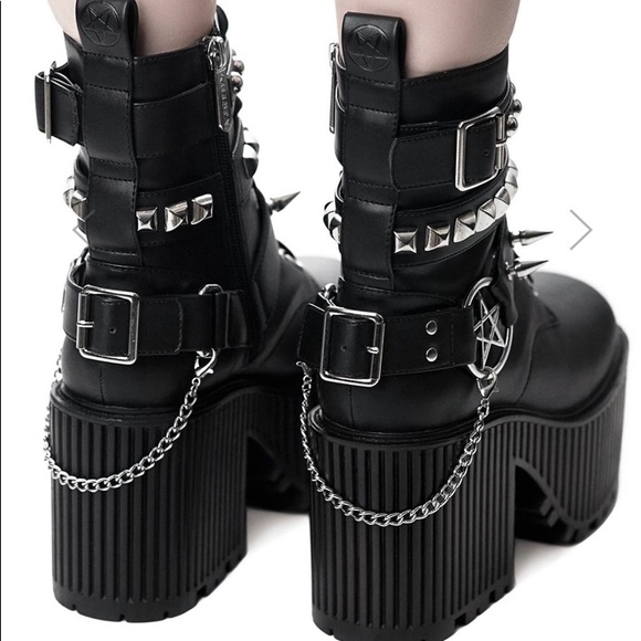 Killstar | Shoes | Iso Killstar Alice Studded Boots | Poshmark